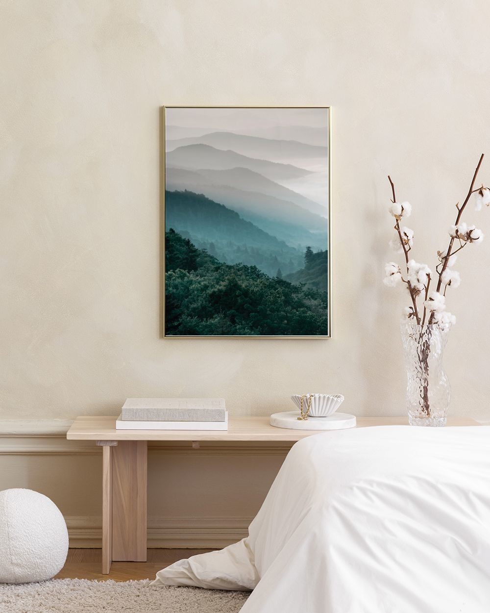 Beautiful photo poster of mountains. See more at desenio.co.uk