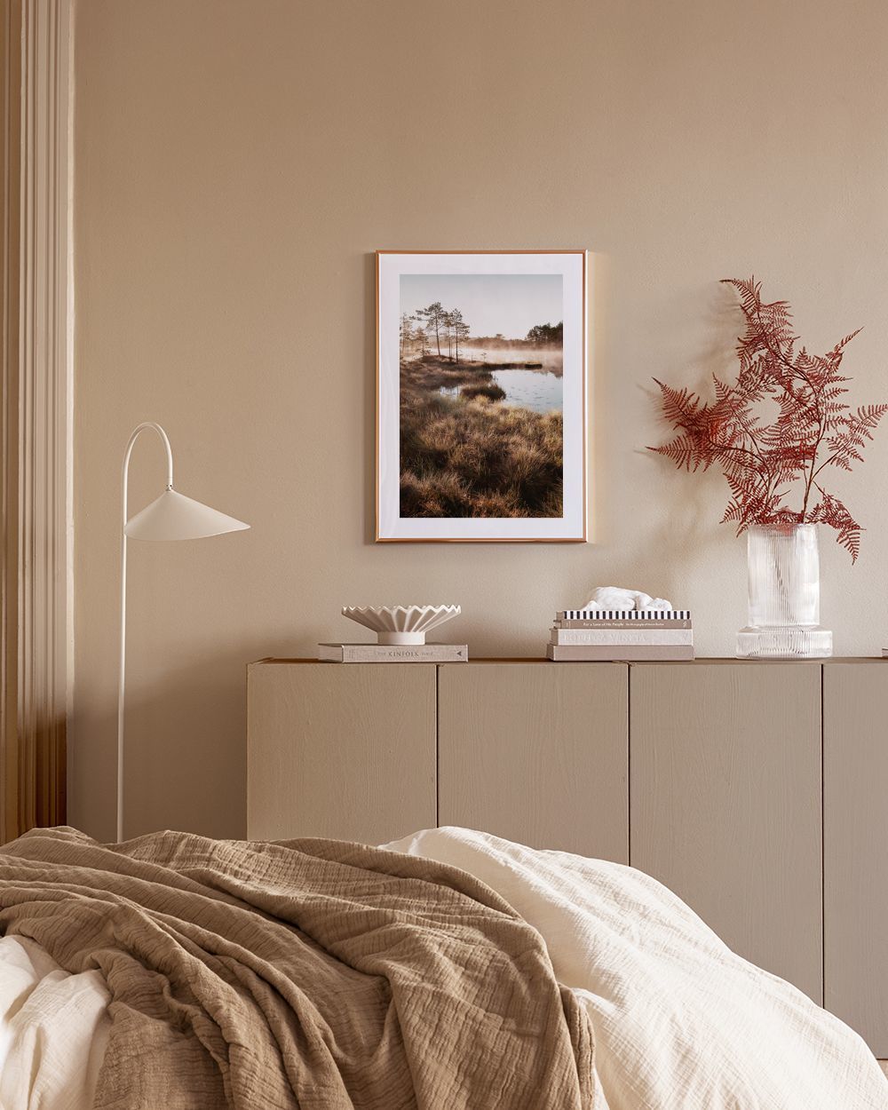 Autumn Dawn Print – Nature Poster for Tranquil Wall Art | Desenio