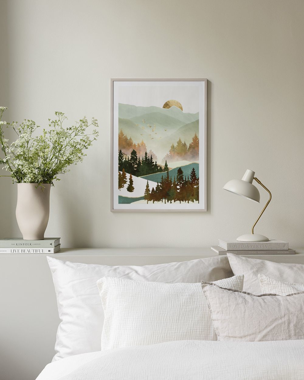 SpaceFrog Designs Fall Morning Print – Landscape Poster