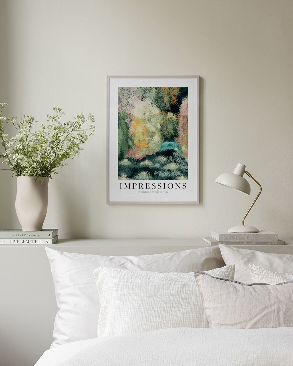 Impressions No1 Poster - Groene abstracte schilderkunst - desenio.nl