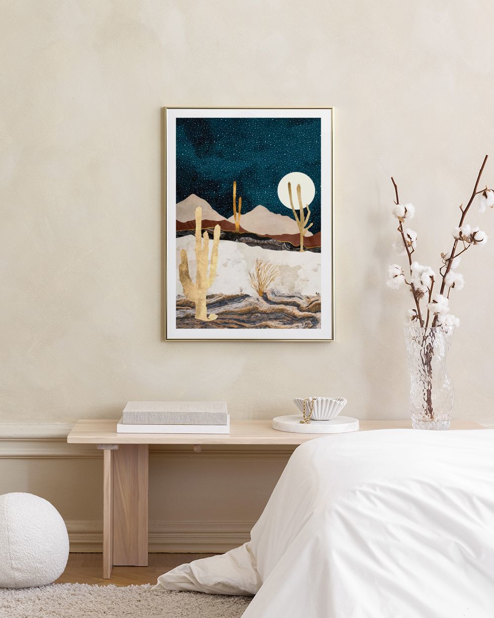 SpaceFrog Designs Desert View Print – Desert Poster Art | Desenio