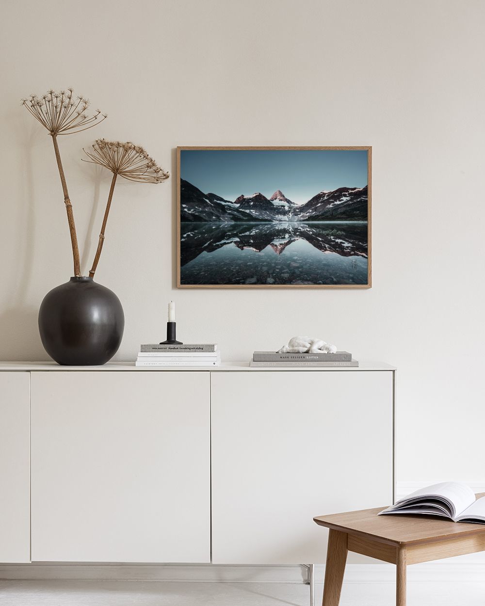 Mountain Reflection Print – Nature Wall Art | Desenio