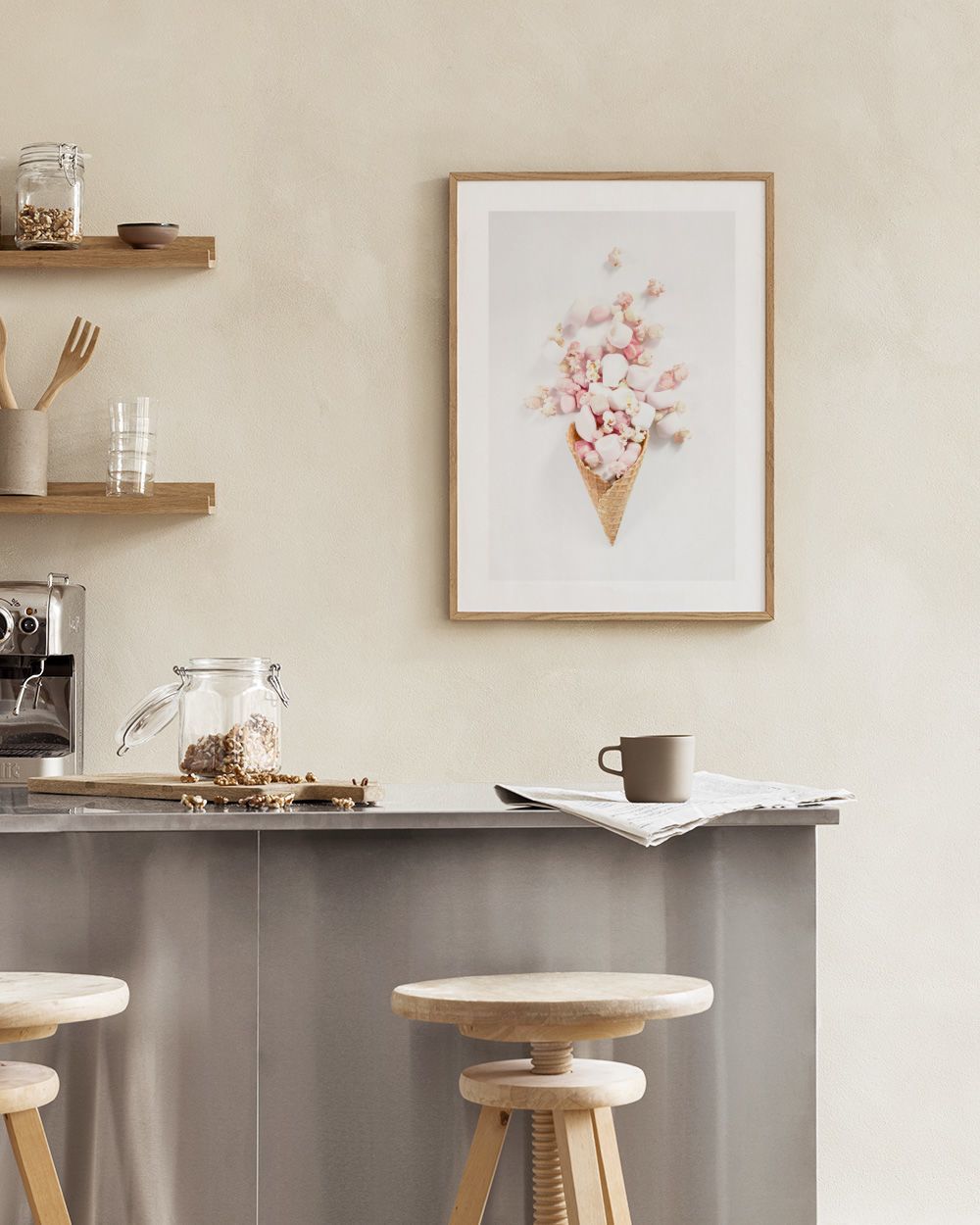 Póster Candy Cone - Lámina decorativa dulce | Desenio.es