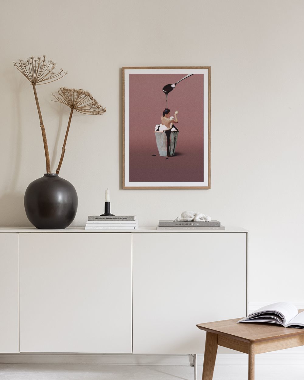 Maarten Leon - Póster retro surrealista Made for Each Other | Desenio