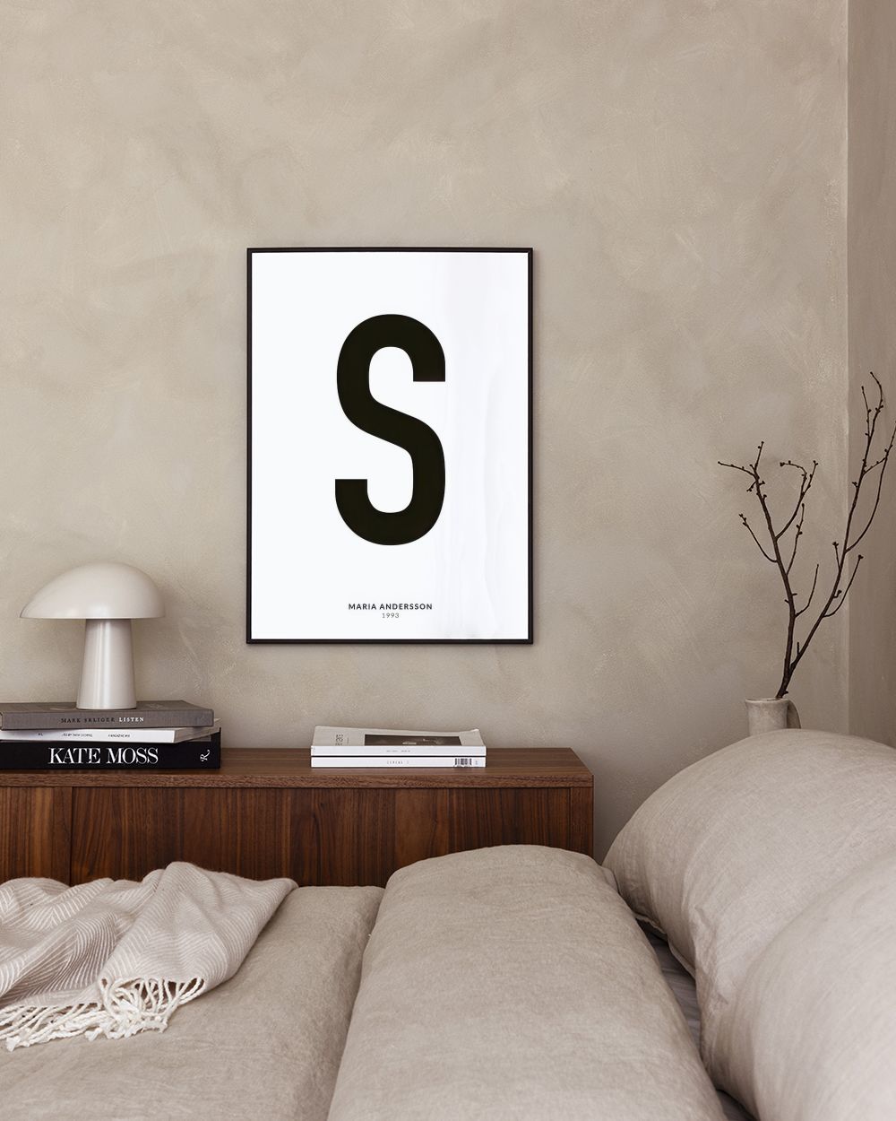 Personalized Letter S Print – Custom Poster Design | Desenio