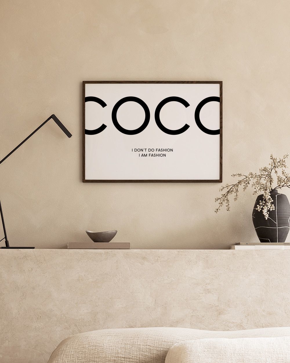 I Am Fashion Poster – Stilren Coco Chanel Tavla | Desenio