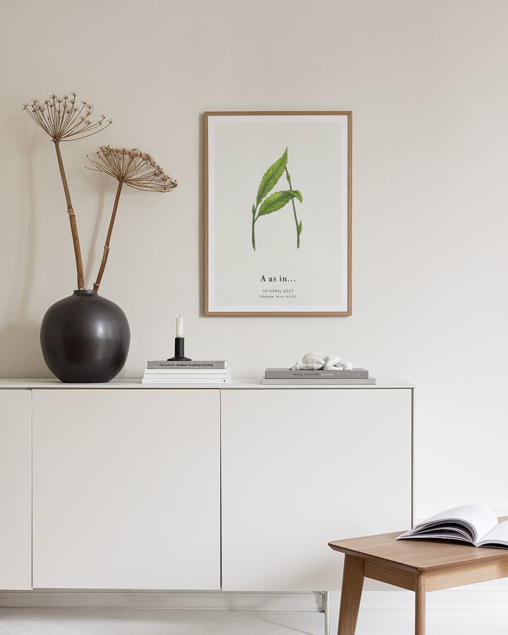 Botanic Letter A Personalised Poster – Desenio UK