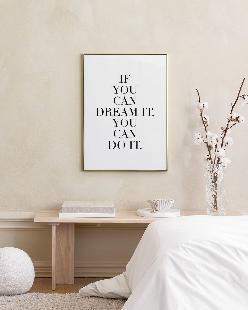 Dream it Print – Inspirational Quote Poster | Desenio UK