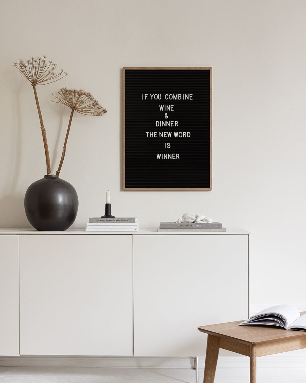 Affiche Winner – Humour et typographie moderne | desenio.fr