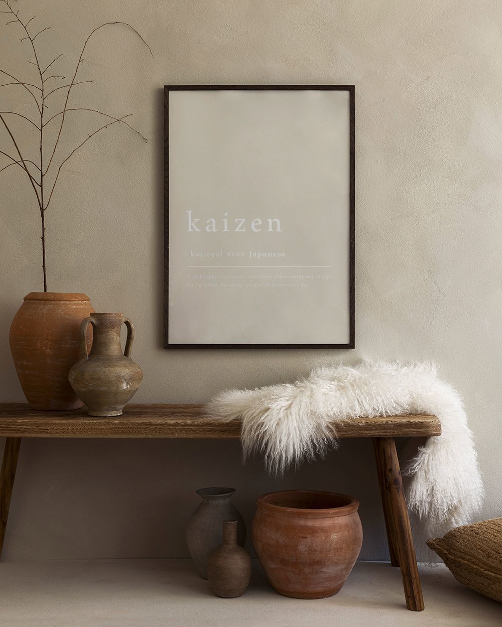 Kaizen Definition Print – Motivational Poster | Print Art | Desenio