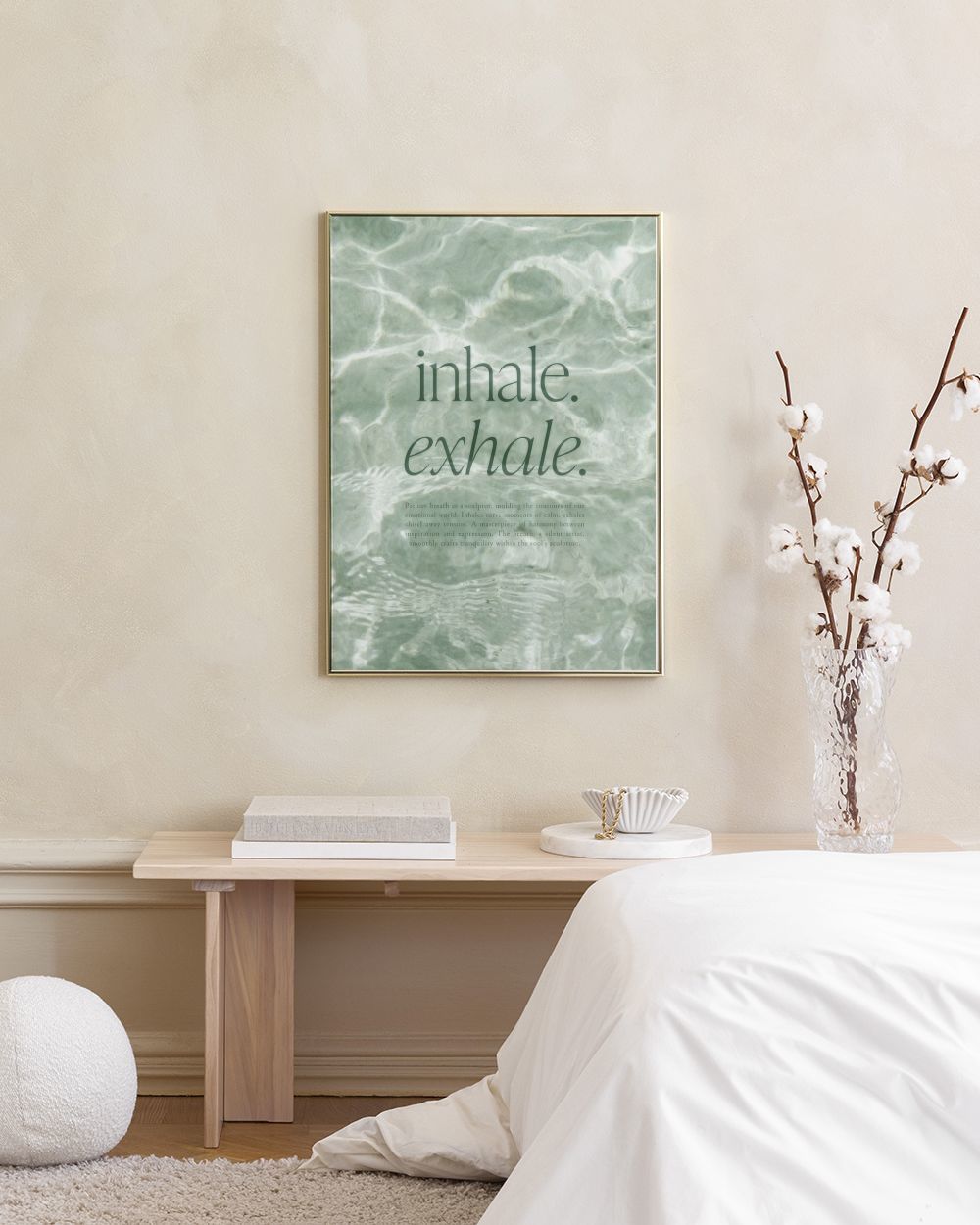 Inhale and Exhale Print – Mindfulness Poster | Desenio UK