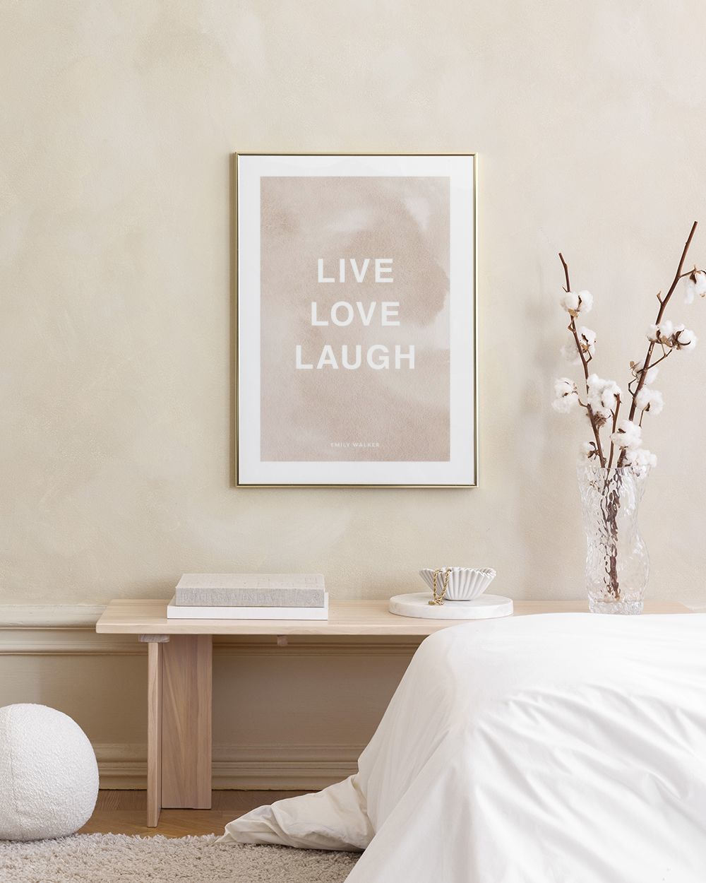 Beige Quote Personal Print – Custom Poster | Desenio