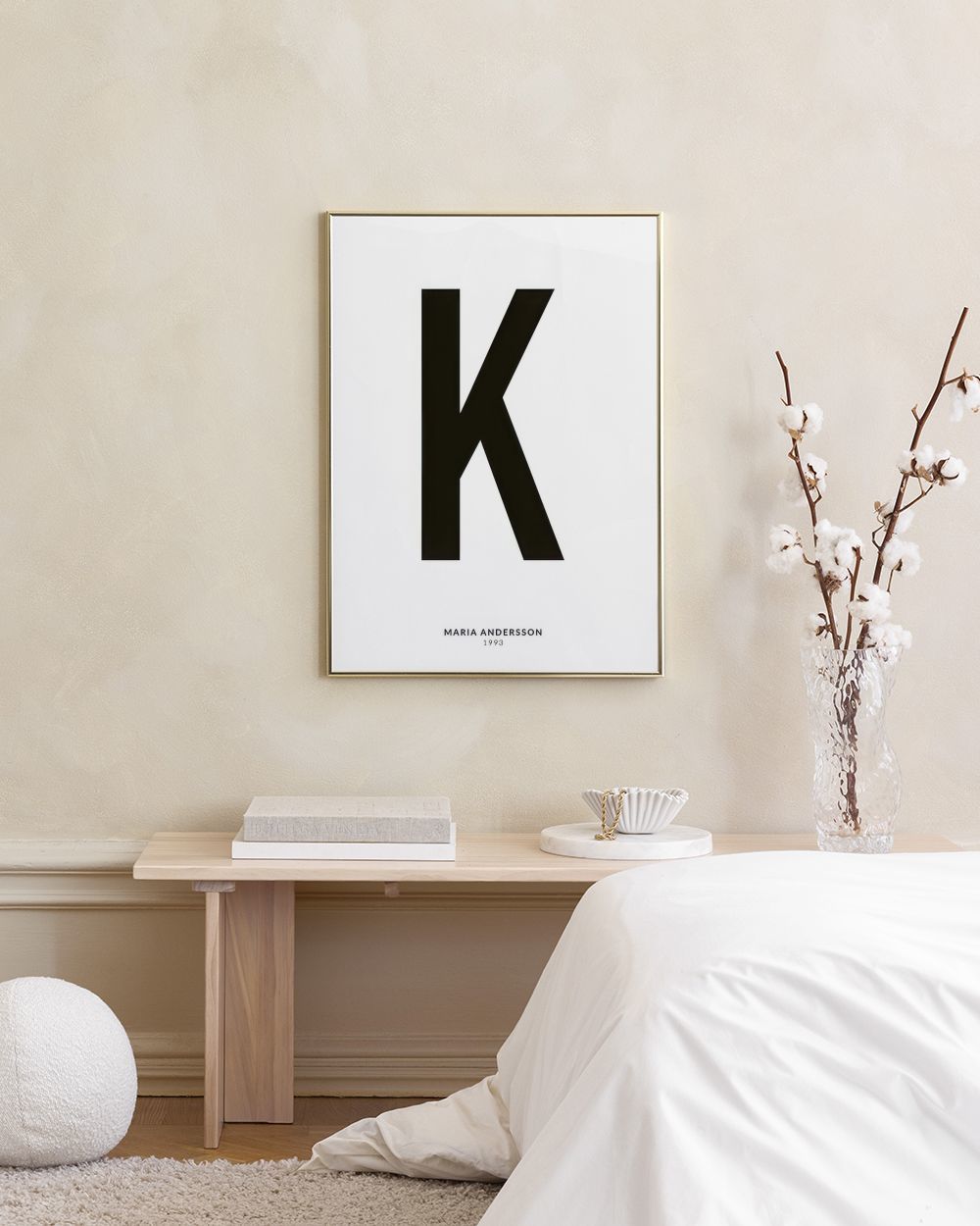 Personalized Letter K Print – Custom Poster | Desenio
