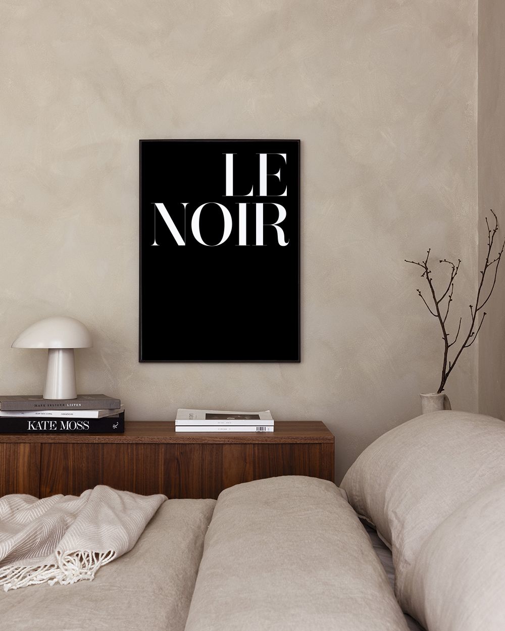 Le Noir Print – Minimalist Black and White Poster | Desenio