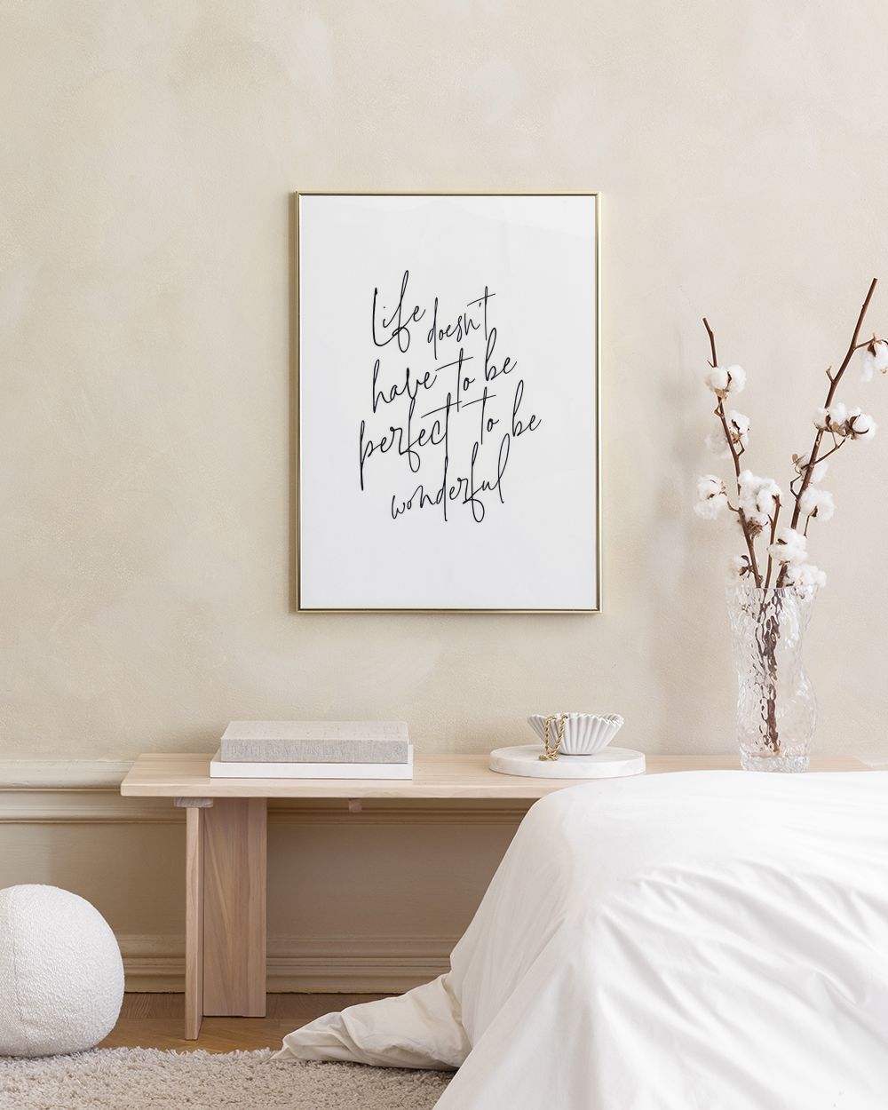 To Be Wonderful Print – Inspirational Quote Poster | Desenio