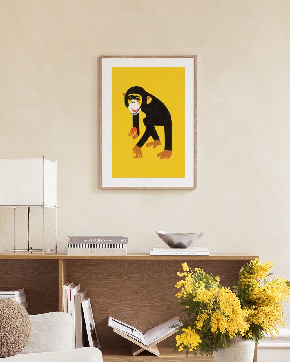 Vintage Monkey Poster