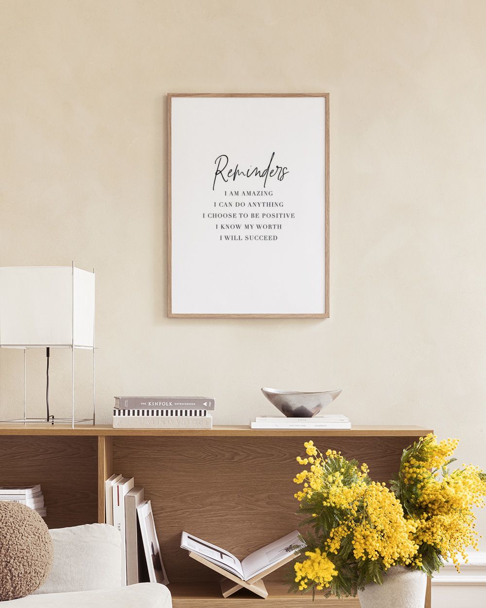 Reminders Poster – Motiverande citattavla | Desenio.se
