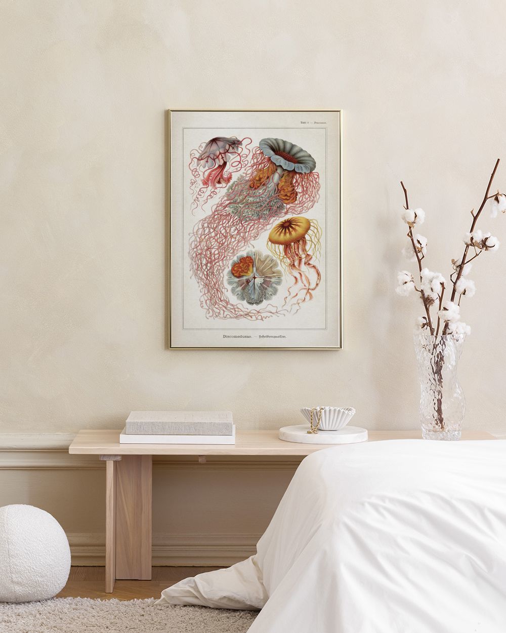 Vintage Print Collection No1 Poster - Retro jellyfish - Desenio.ie