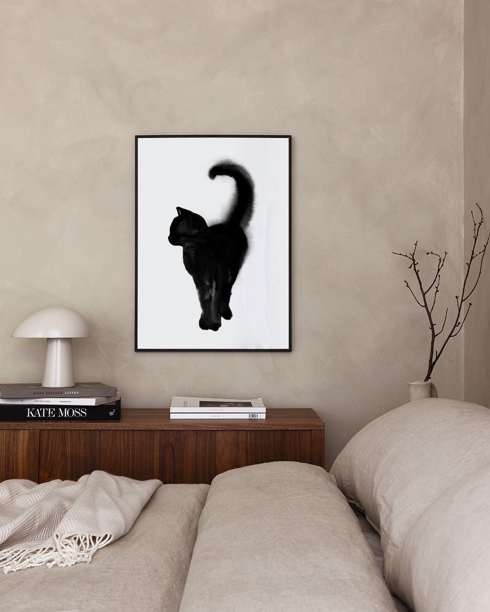 Póster de gato orgulloso en acuarela - Arte en Desenio