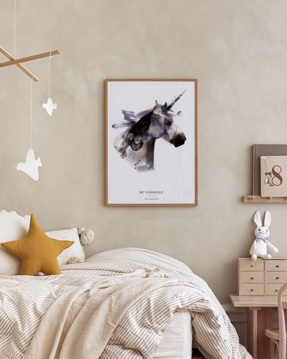 Póster personalizado de unicornio para niños | Desenio.es