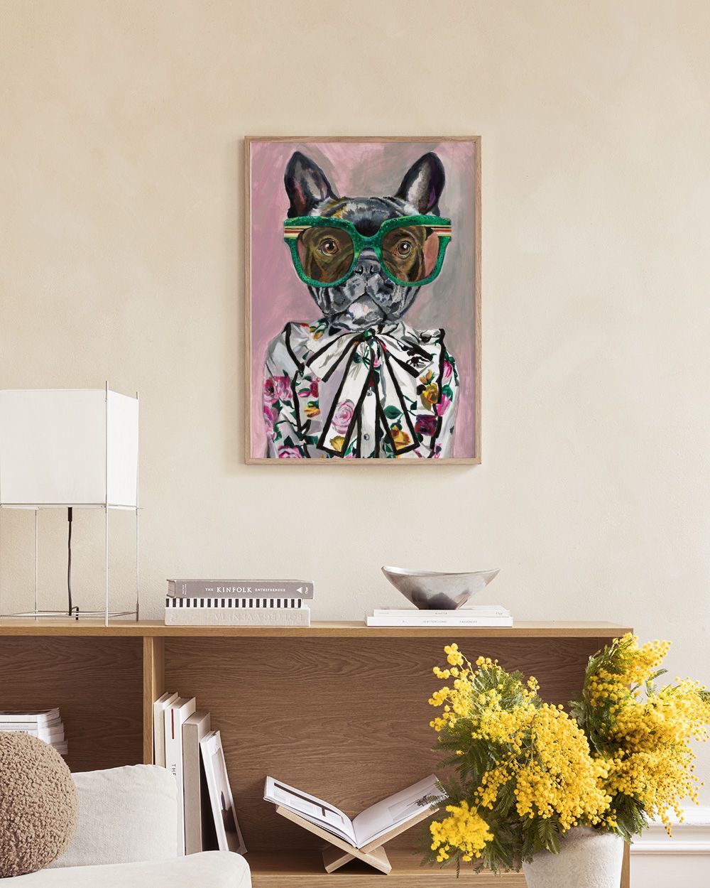 Heather Perry Poster – Hund i Glasögon | Desenio