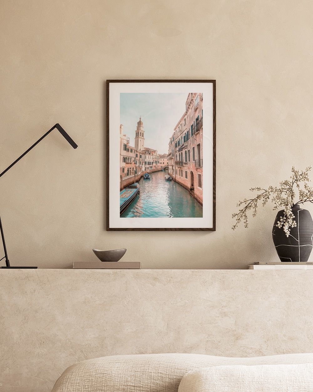 Venice Canal Poster - Fotografie des Kanals von Venedig - desenio.at