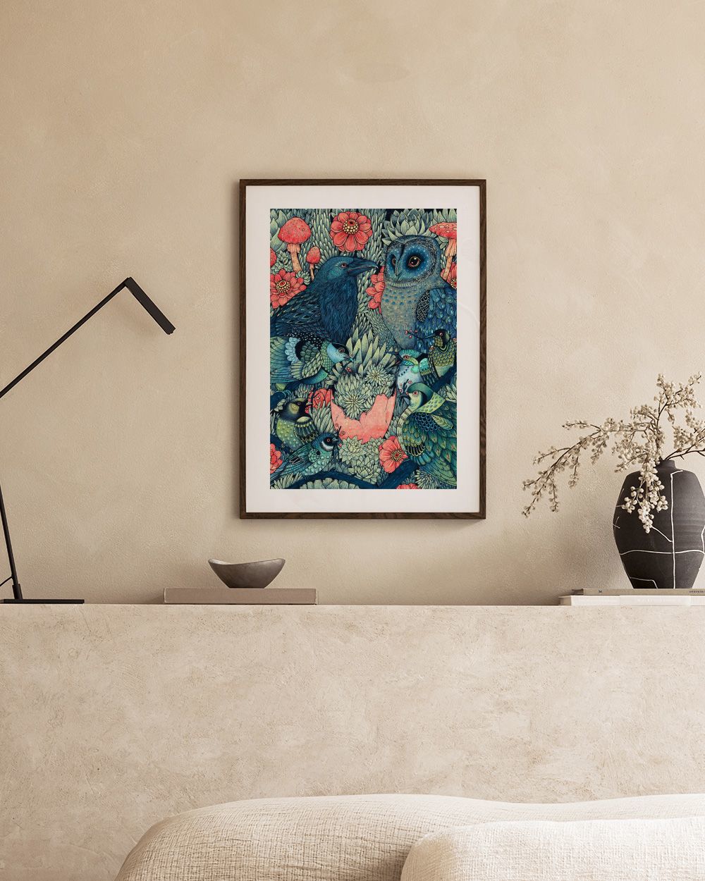 The Flock Print Poster by Angela Rizza | Desenio UK