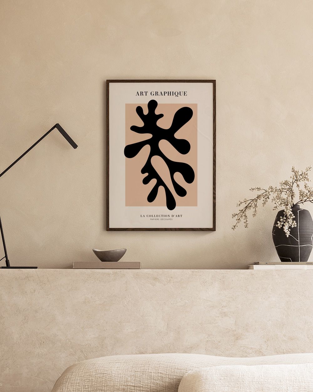 Graphic Cut-Out No2 Poster - Black cut out shape - desenio.com