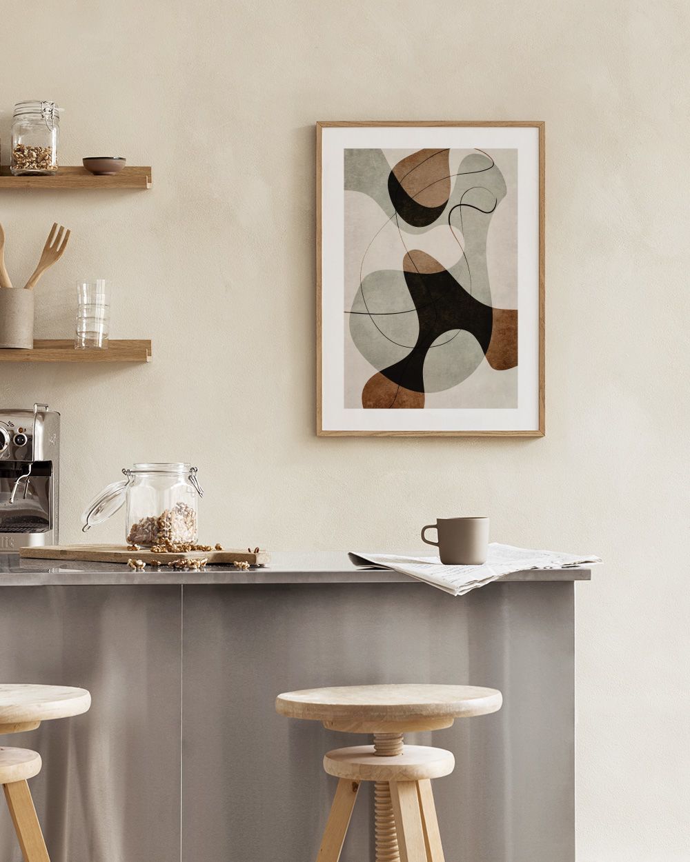 Vivid Shapes No1 Print – Abstract Poster Art | Desenio