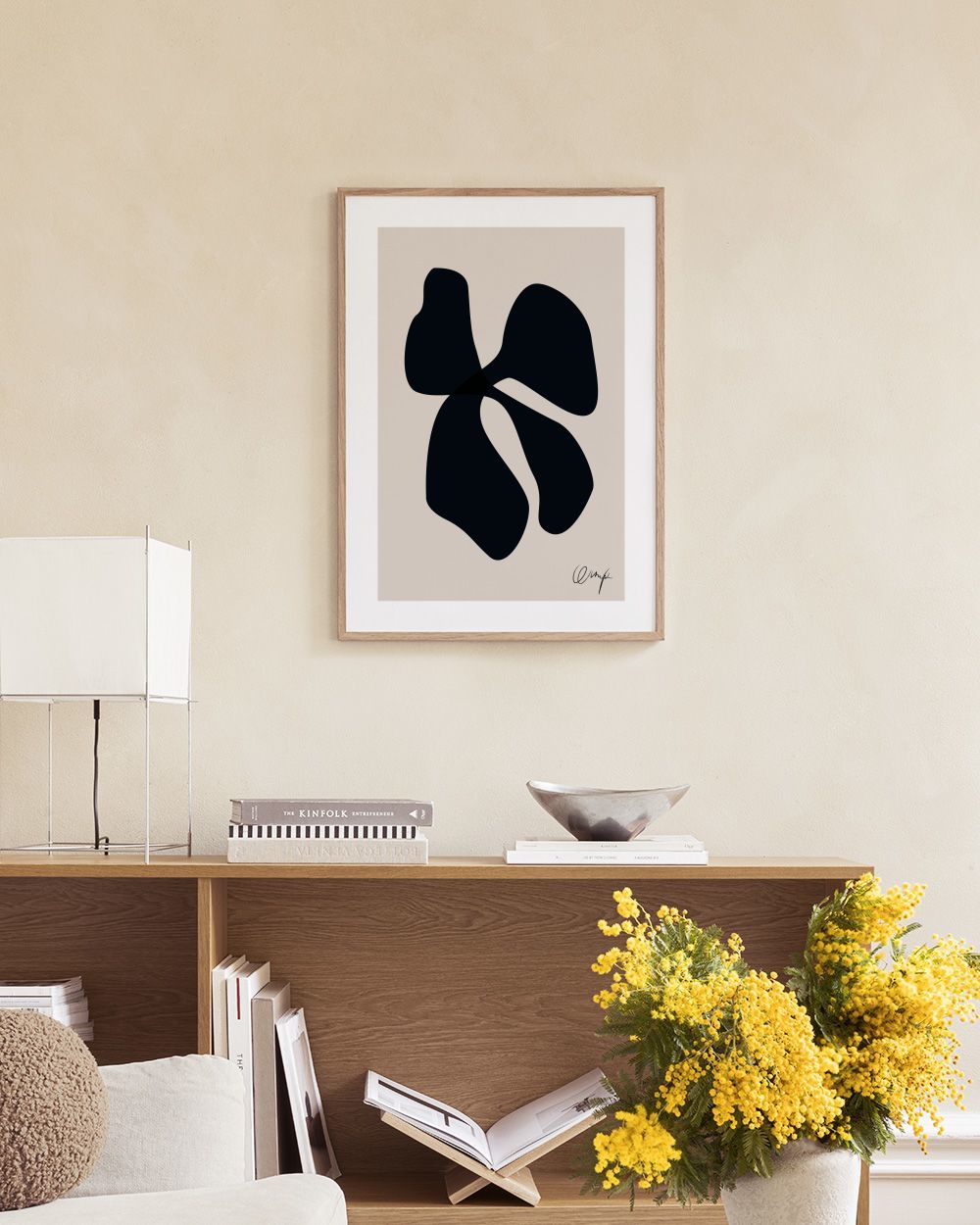 Monochrome Abstract No1 Print – Minimalist Poster | Desenio UK