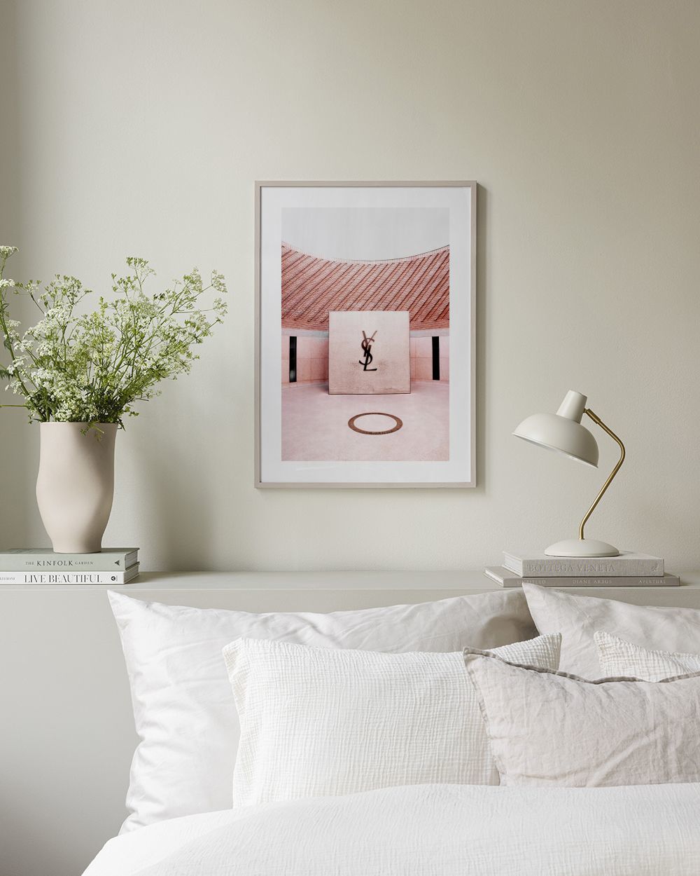 YSL Fashion Museum Print – Pink Fashion Poster | Desenio UK