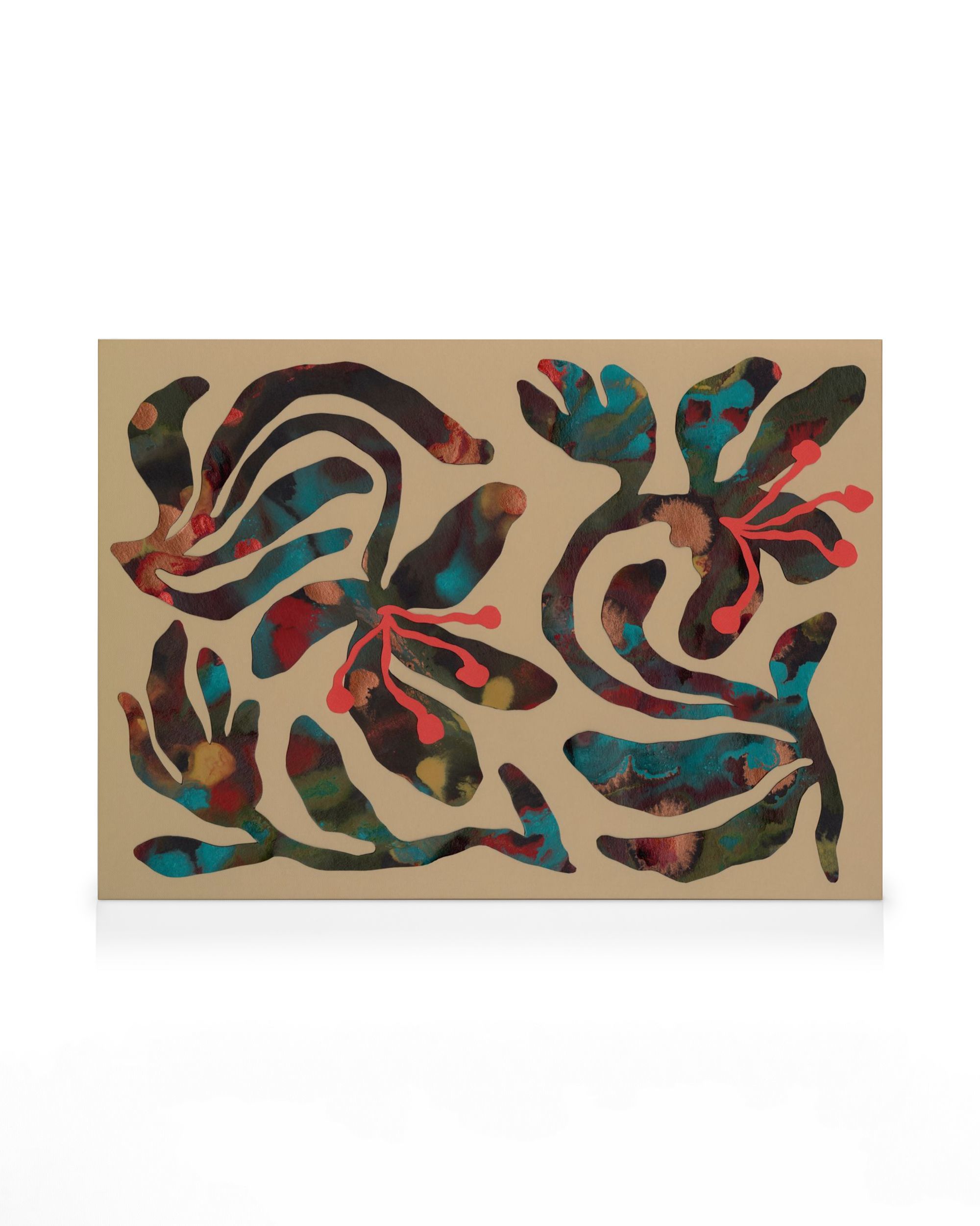 Marbled Garden Canvas print