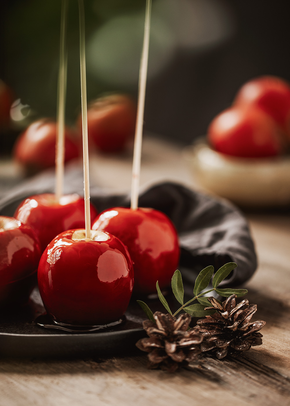 Christmas Candy Apples Poster