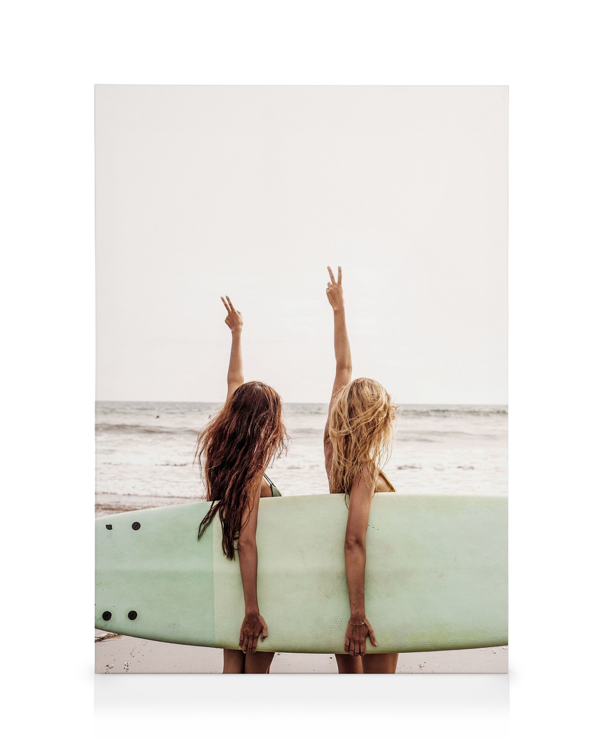 Surfer Girls – obraz na plátně s letní atmosférou | Desenio