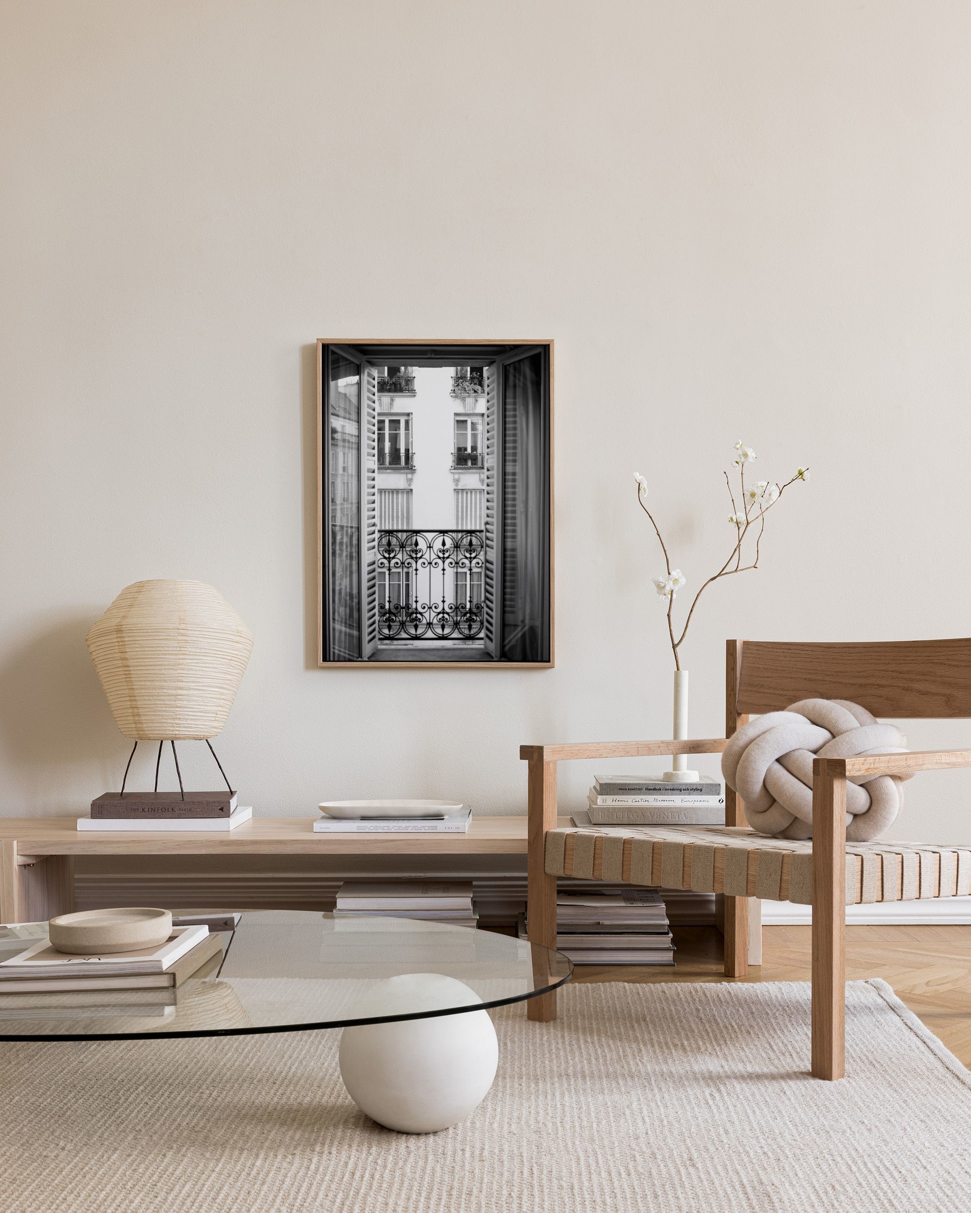 Parisian Balcony Canvas - French balcony - desenio.com.au