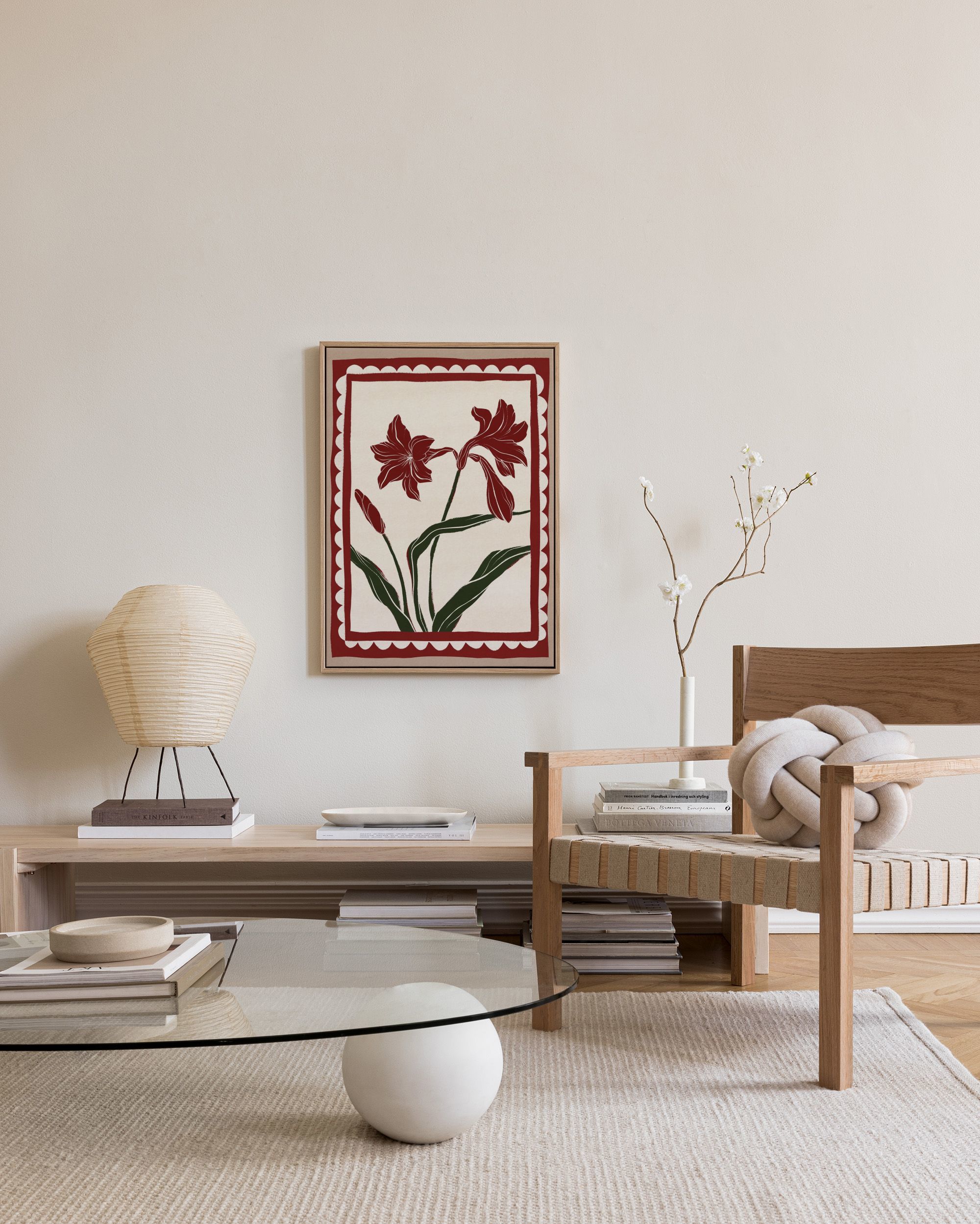 Framed In Bloom Canvas print