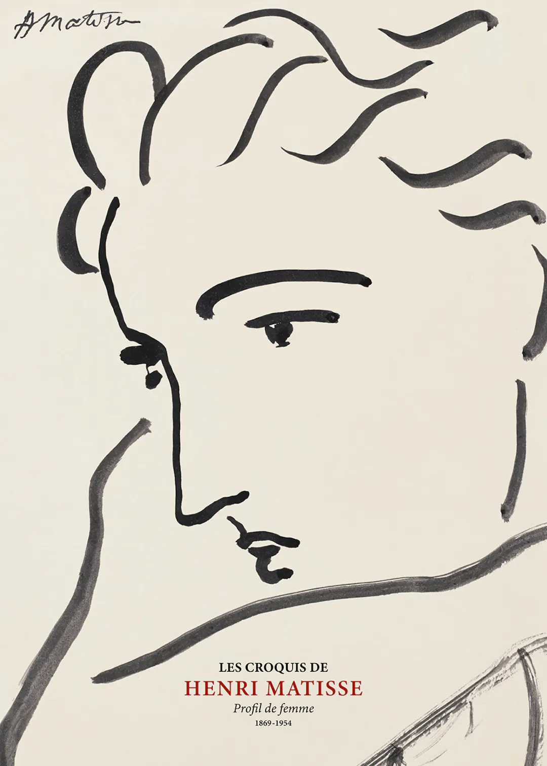 Affiche Matisse - The Plane Tree | Art minimaliste par Henri Matisse