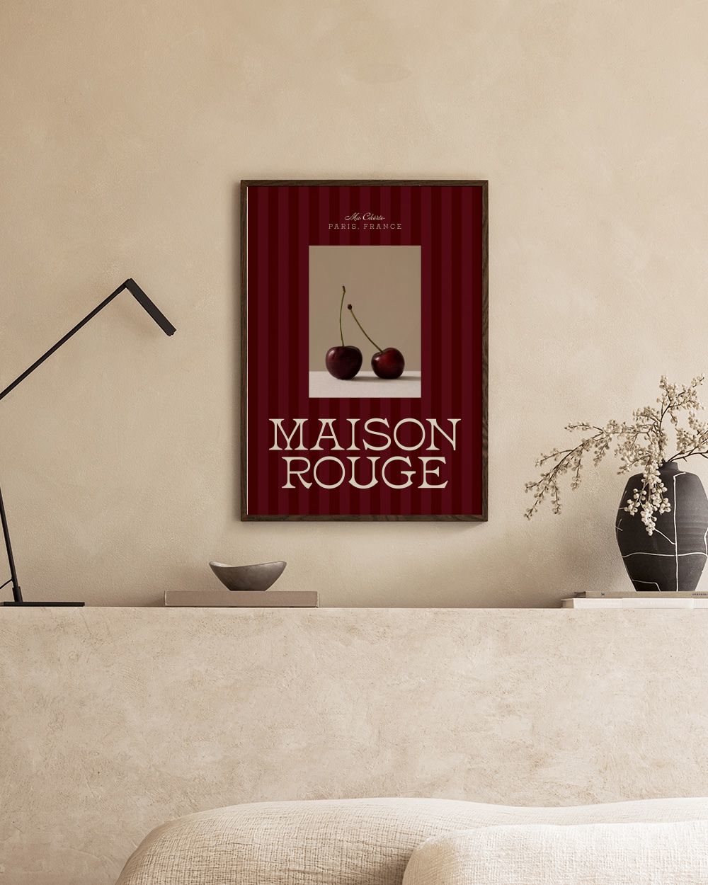 Maison Rouge Print