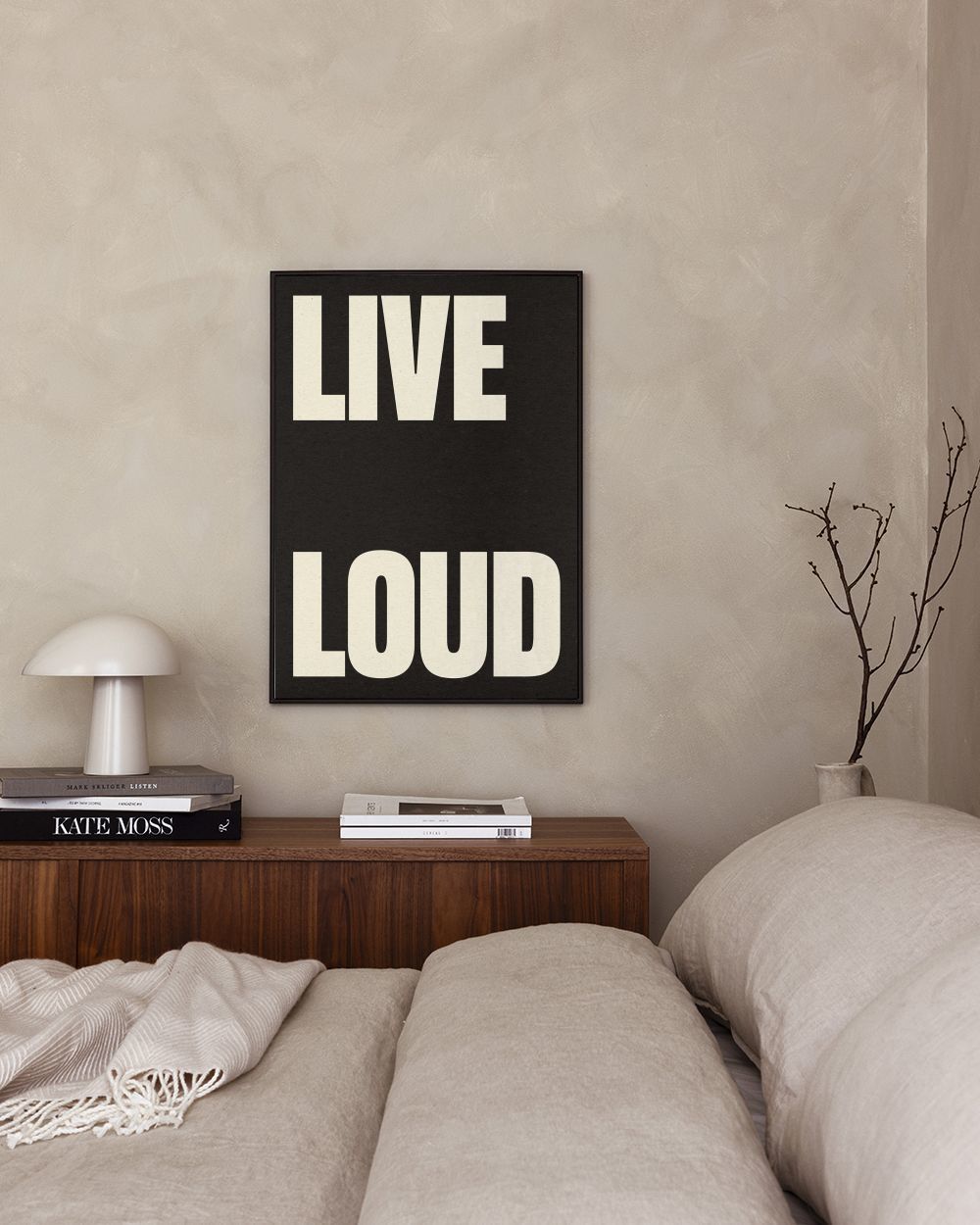 Live Loud Print