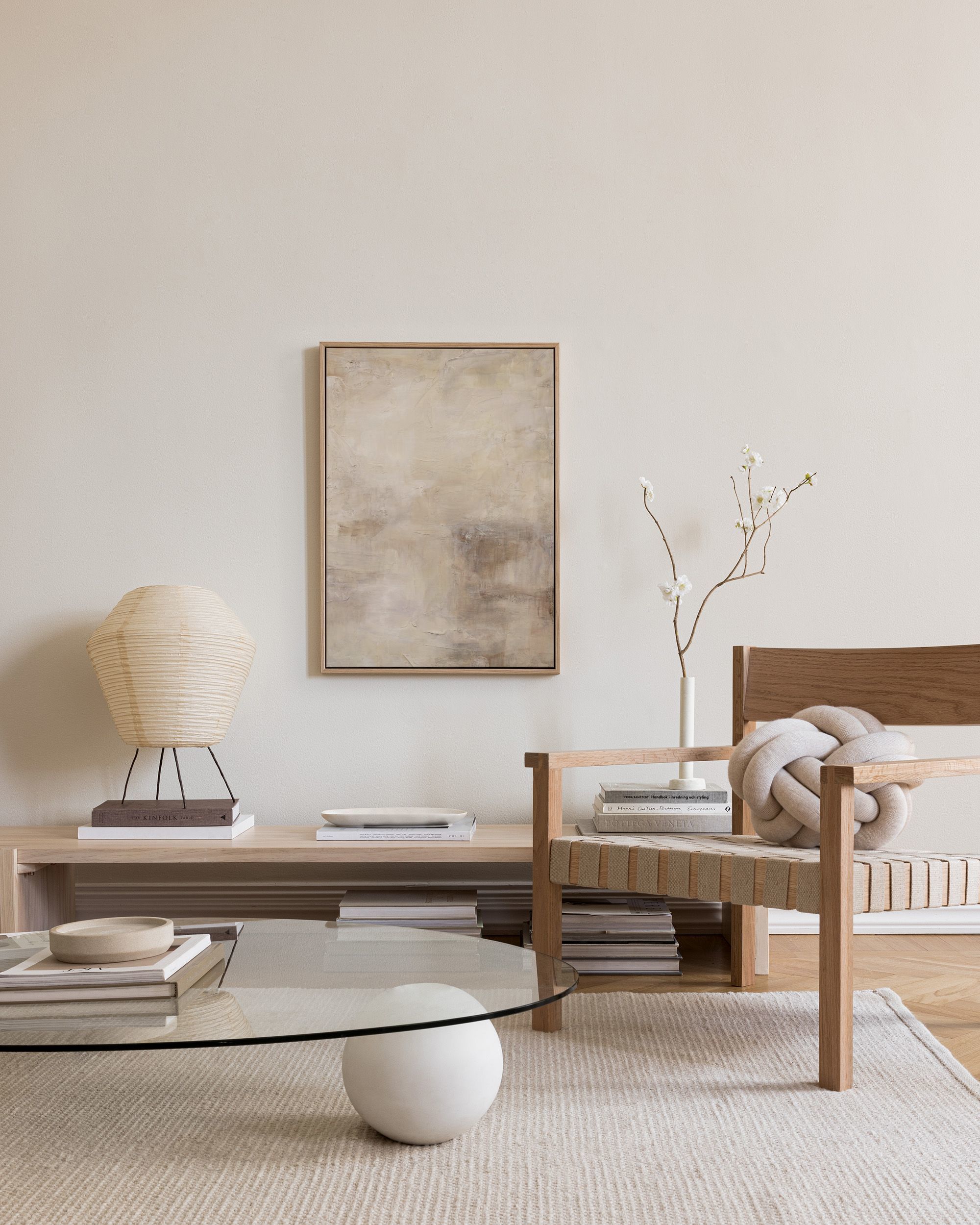Abstract Balance Canvas Print – Serene Wall Art | Desenio