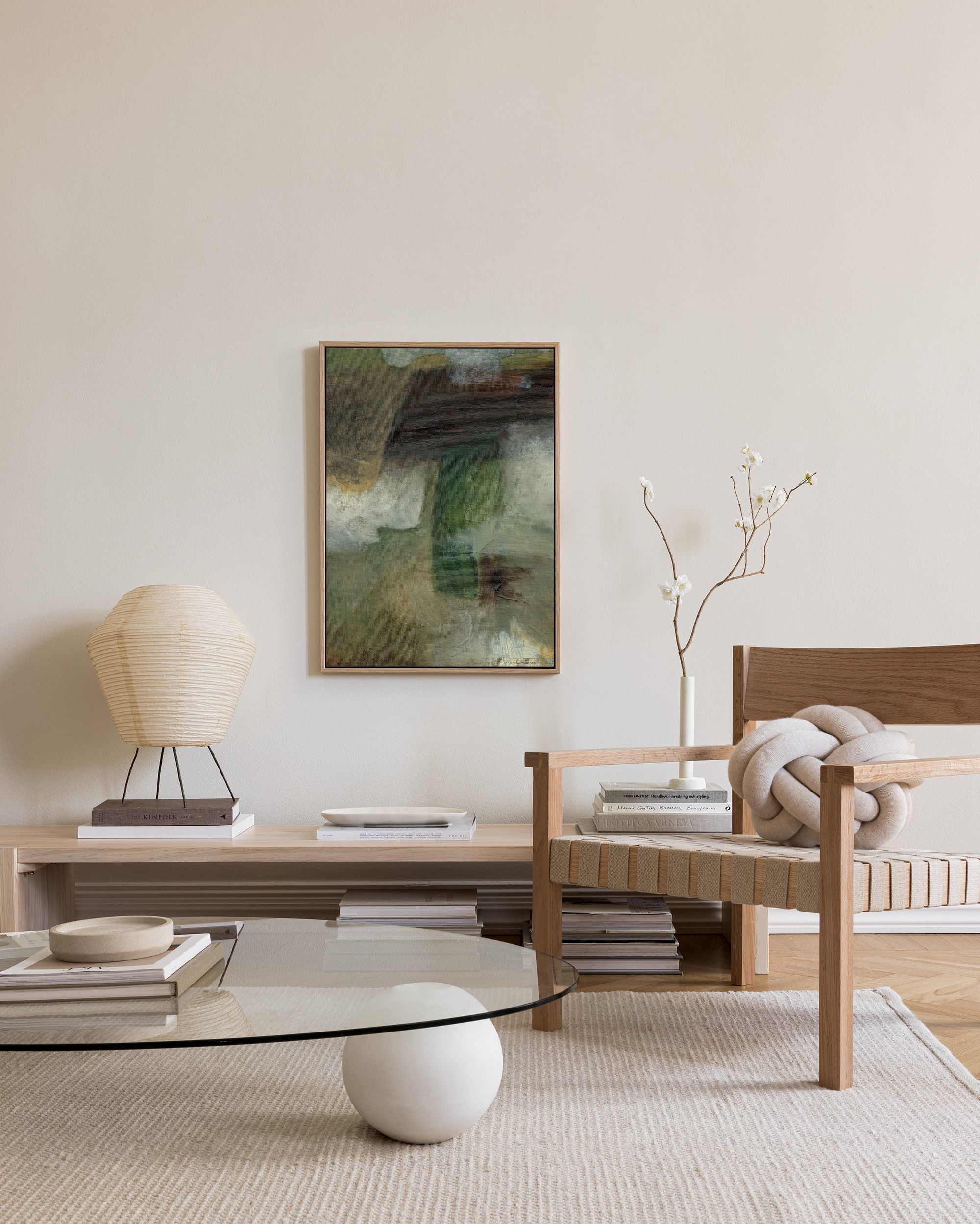 Earthty Layers No3 Canvas print