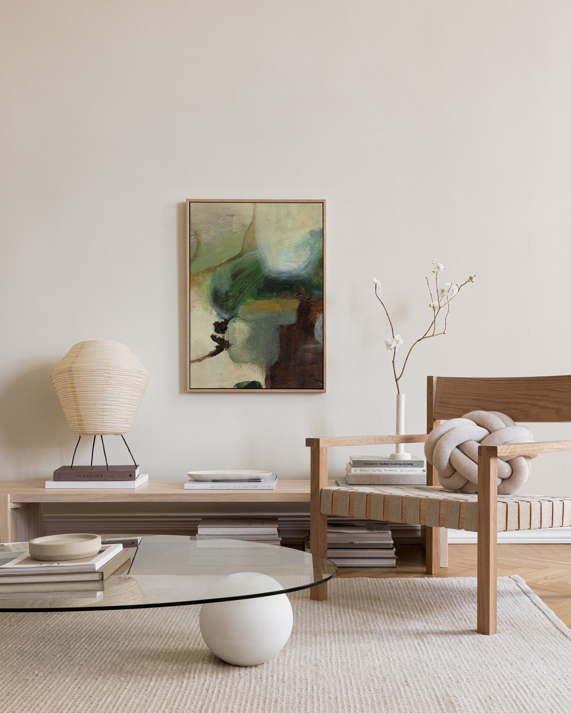 Earthy Layers No1 Stampa su Tela