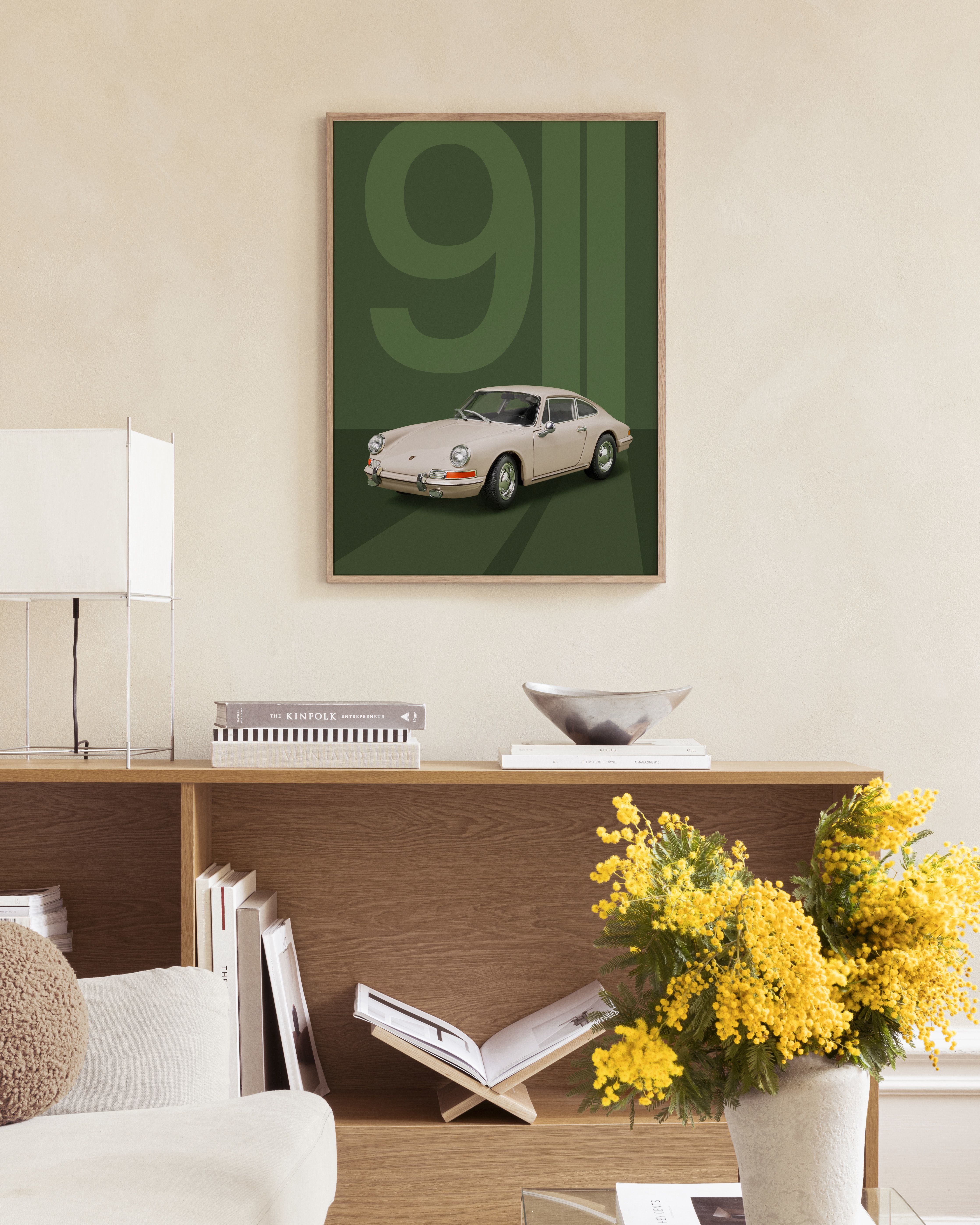 911 Car Poster