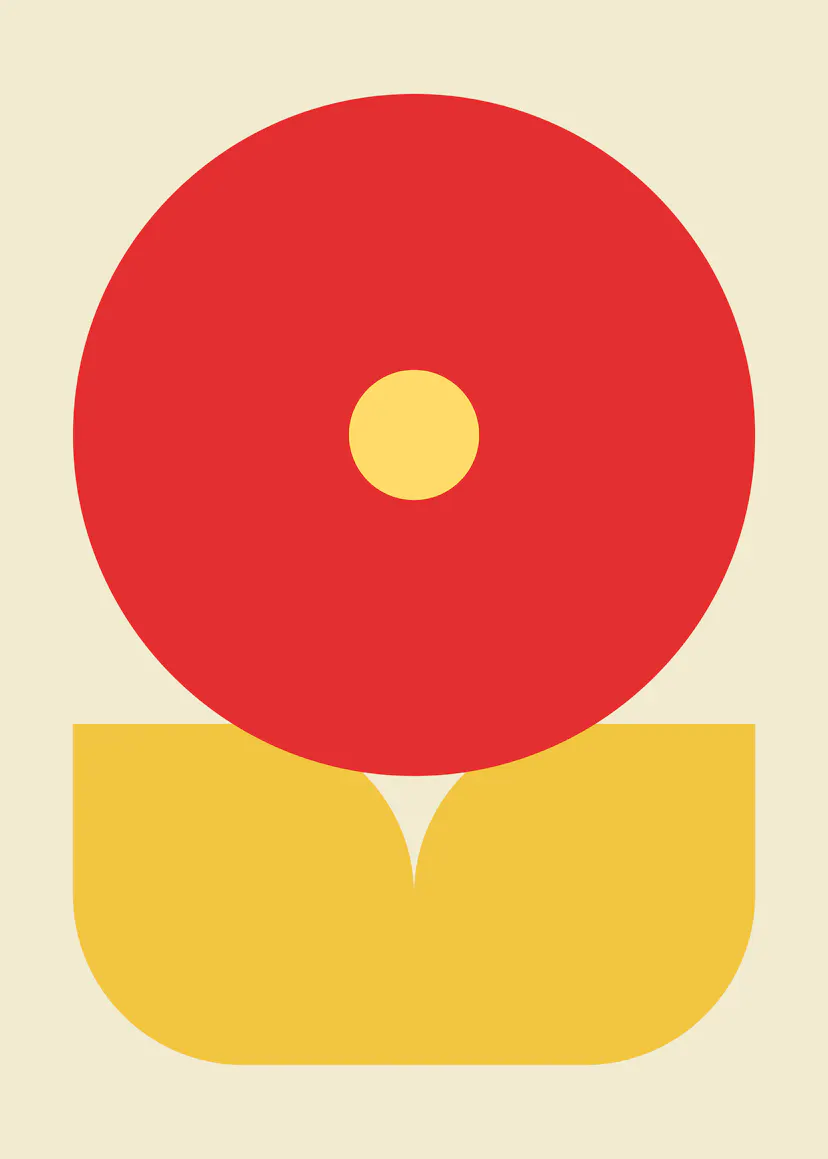 Bold Clover Poster