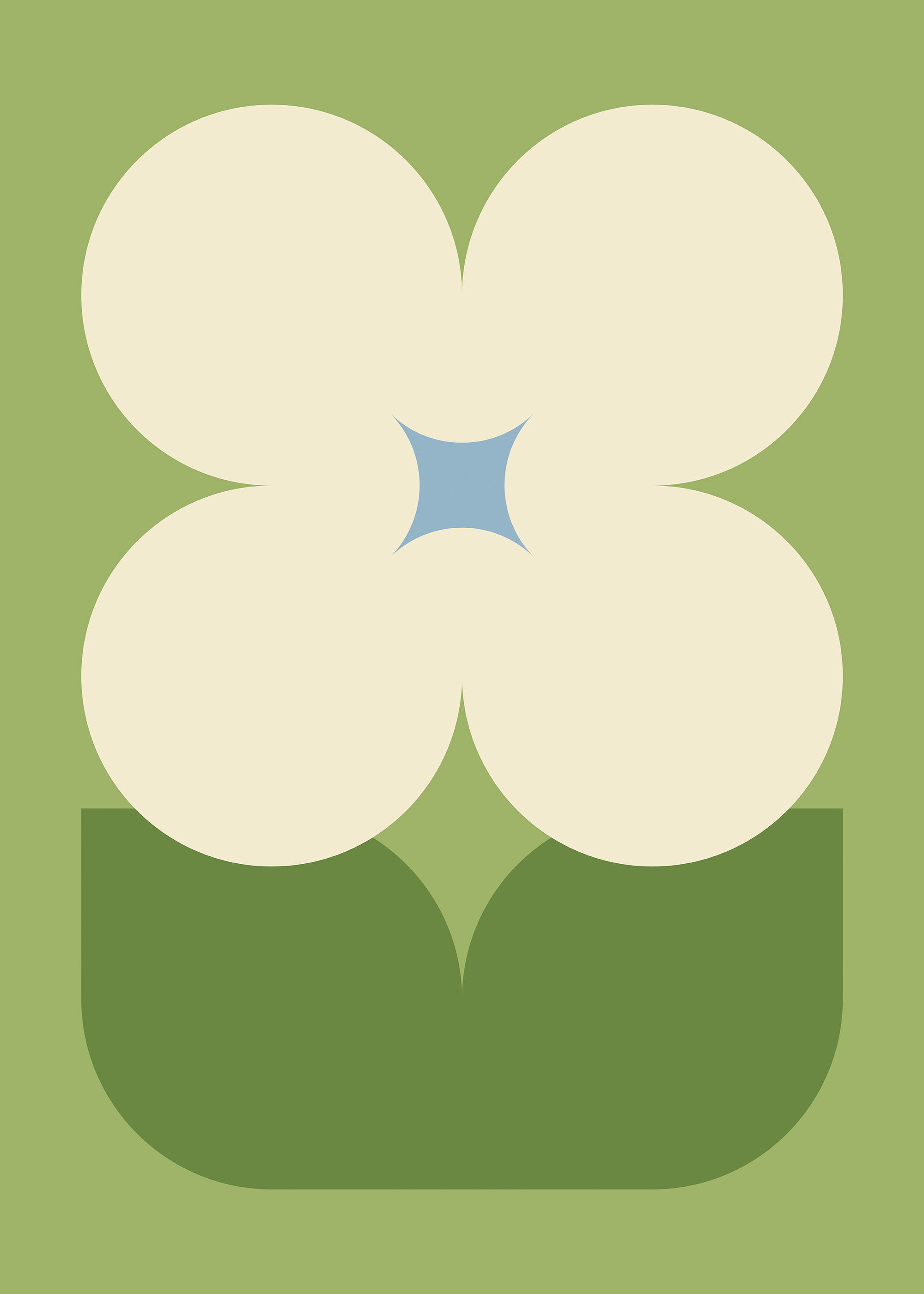 Bold Clover Poster