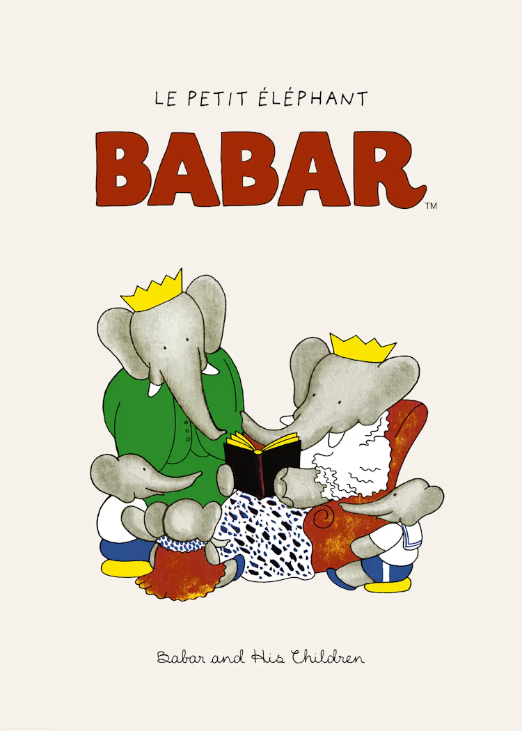 Poster Babar - Le Petit Éléphant | Stampa per camerette
