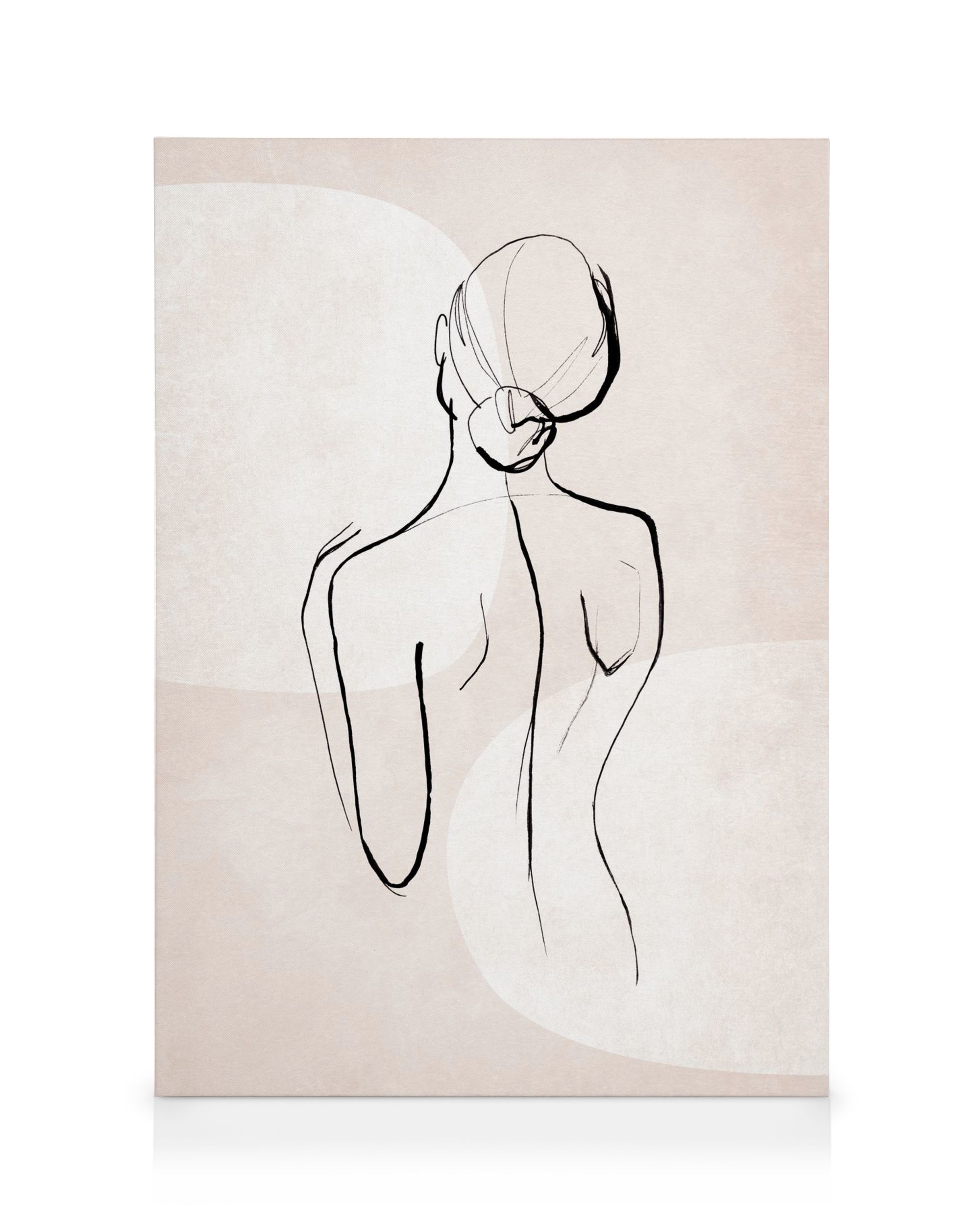 Female Sketch Forms No1 Leinwand – Line Art Canvas | Desenio CH