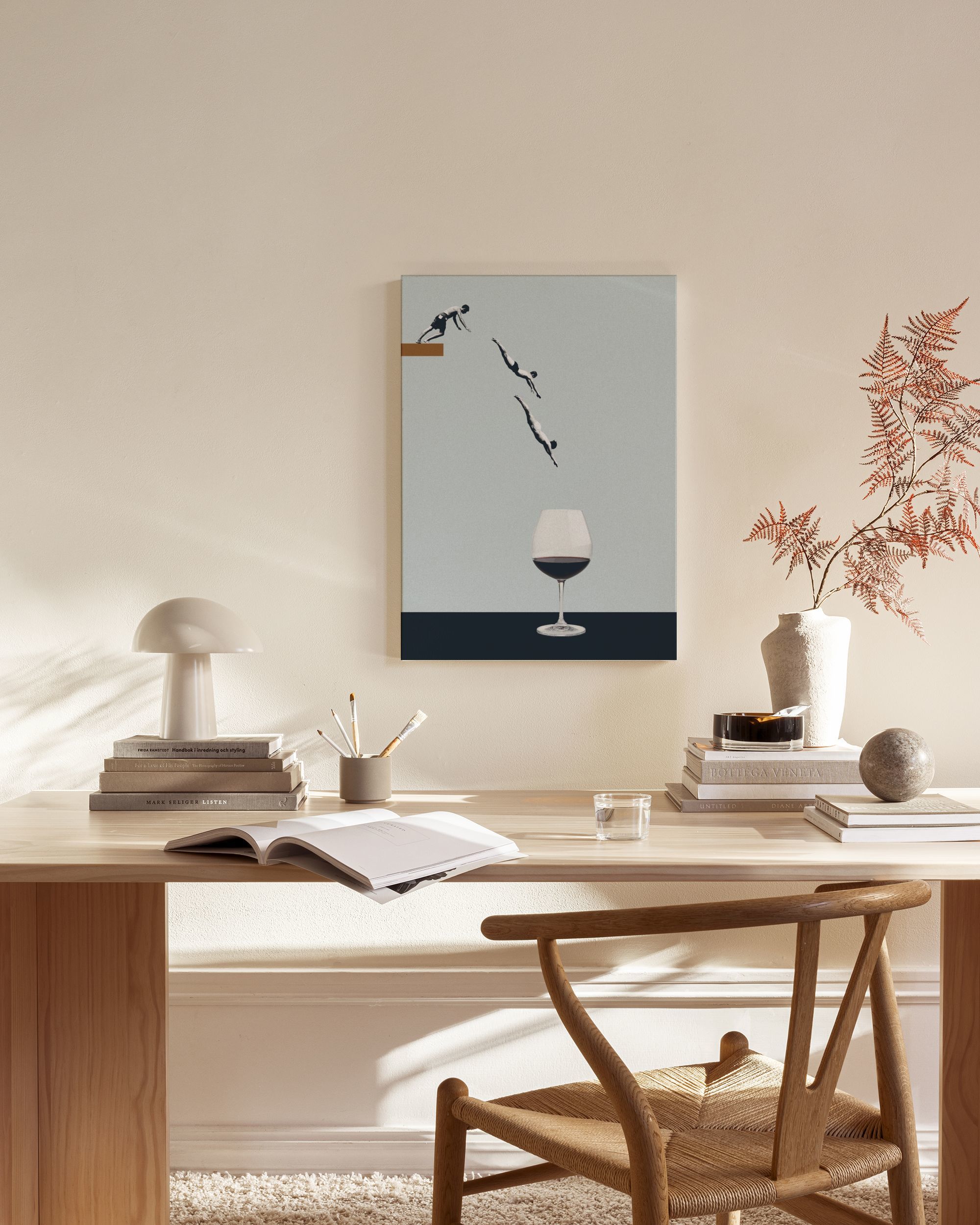 Maarten Leon - Your Best Friends Surreal Canvas | Desenio EU