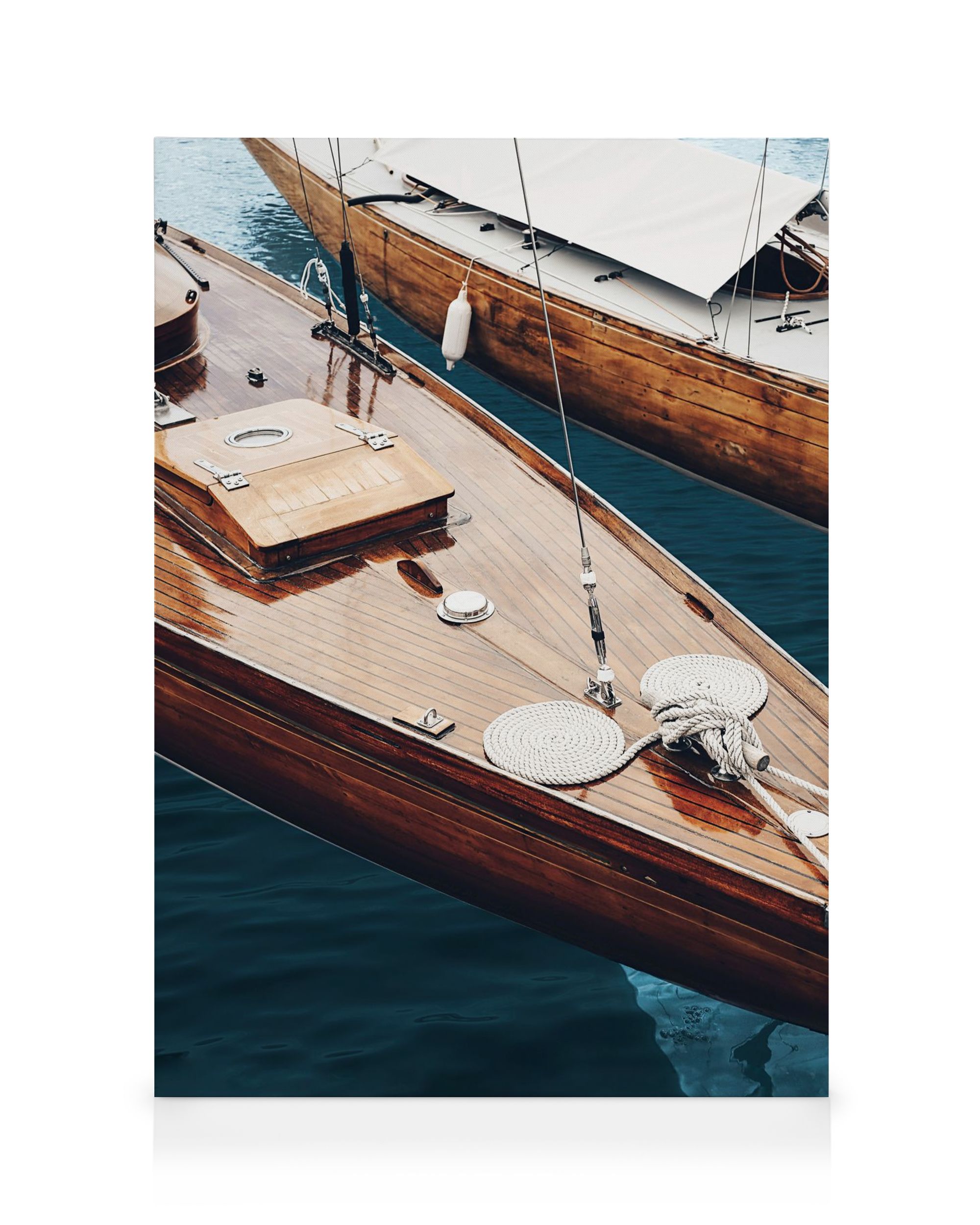 Classic Wooden Boats Leinwand – Vintage Segelboot | Desenio CH