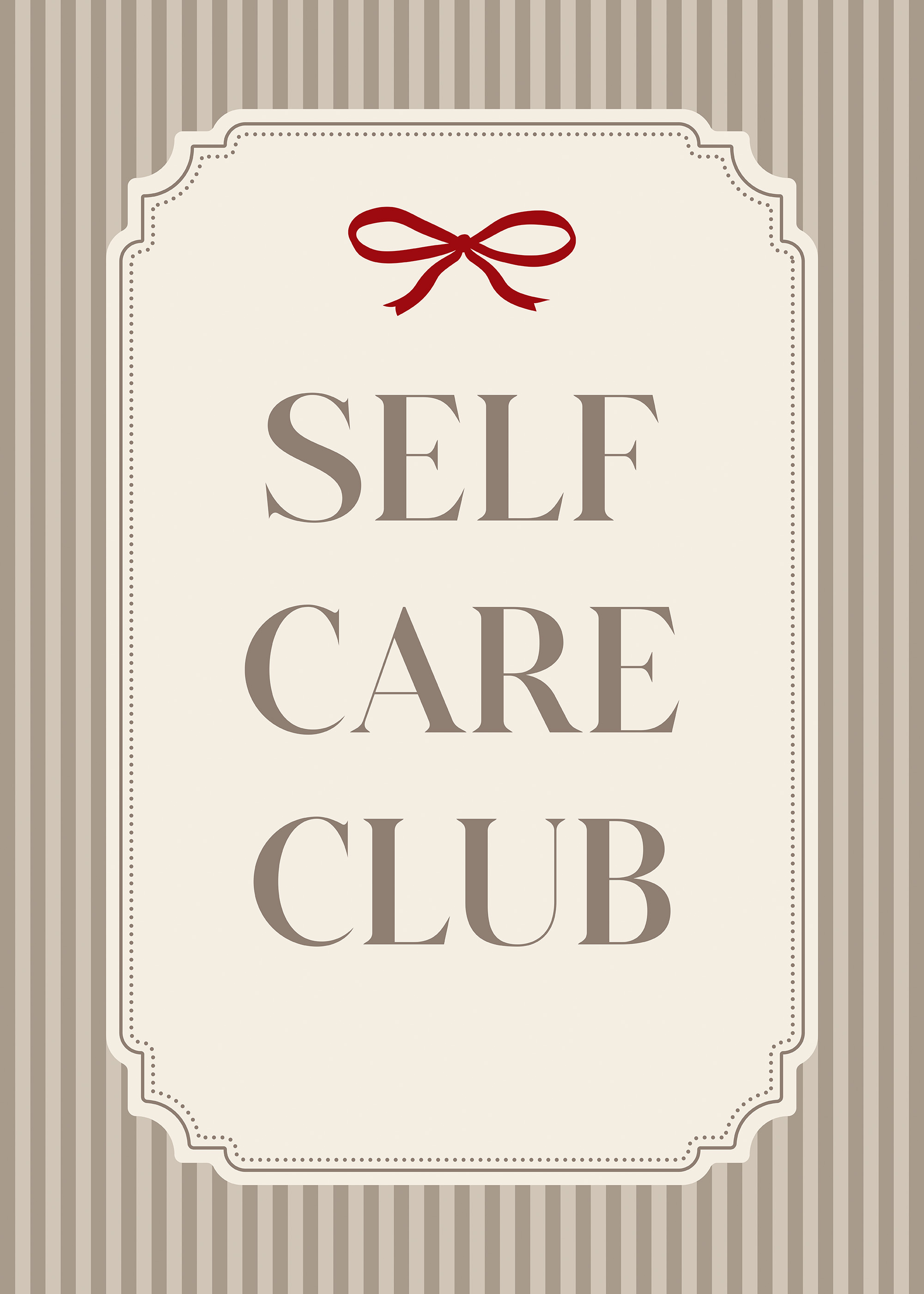 Self Care Club Affiche